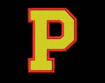 Varsity Letter Embroidery - Etsy