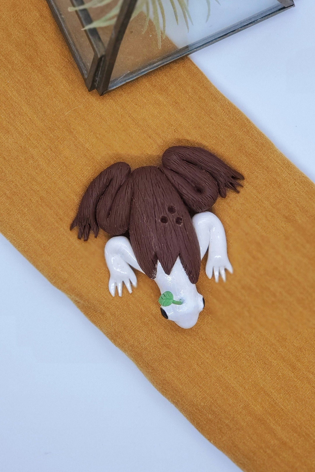 Coconut Frog - Fruit Frogs - Sculpture - Polymer Clay - White - Brown ...