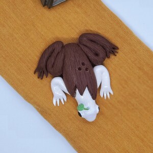 Coconut Frog Fruit Frogs Sculpture Polymer Clay White - Etsy