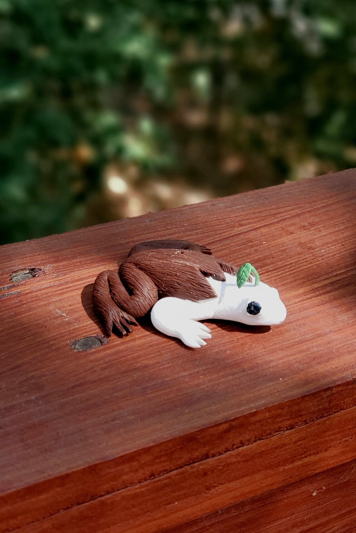 Coconut Frog Fruit Frogs Sculpture Polymer Clay White - Etsy