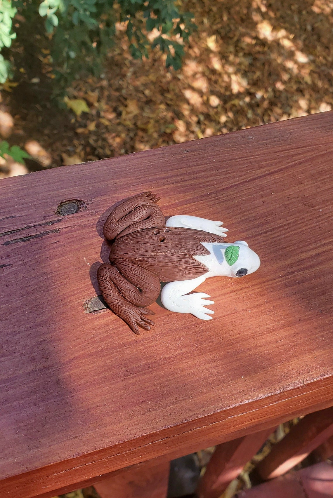 Coconut Frog Fruit Frogs Sculpture Polymer Clay White - Etsy