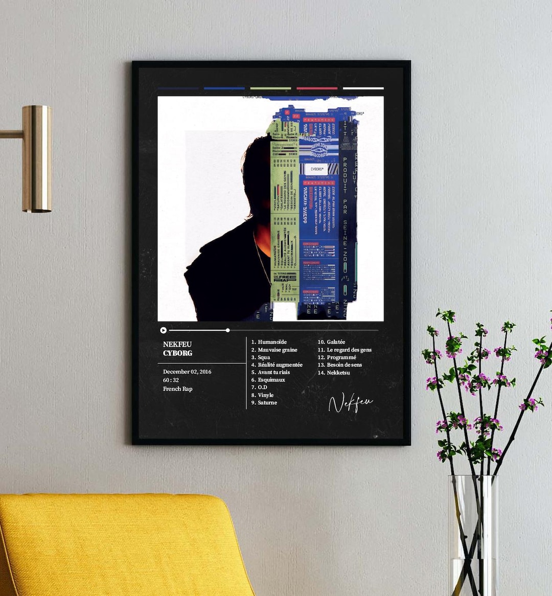 Nekfeu - Cyborg - Album Poster - Etsy