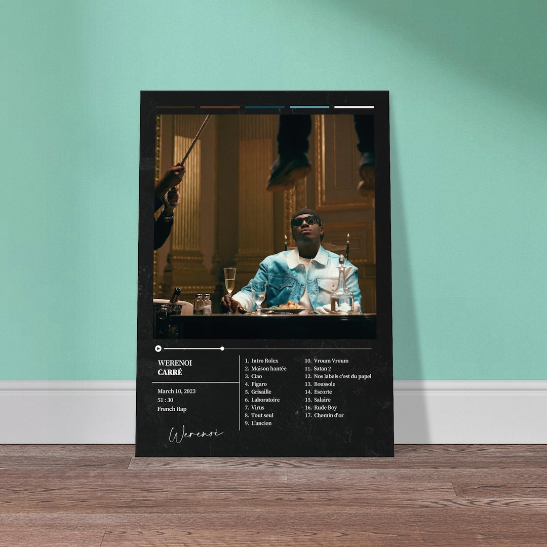 Werenoi - Carré - Album Poster - Etsy