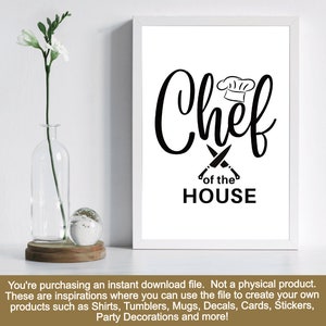 Chef Svg, Chef of the House Svg, Chef Png, Chef Bundle, Chef of the ...