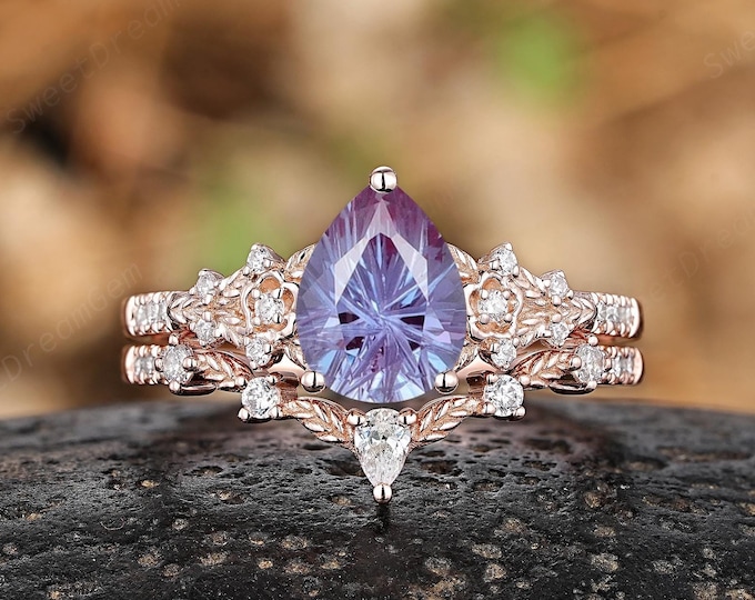 Vintage Inspired Engagement Ring Cathedral Setting Filigree Art Deco ...