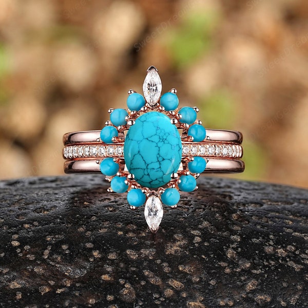 Turquoise Engagement Ring - Etsy