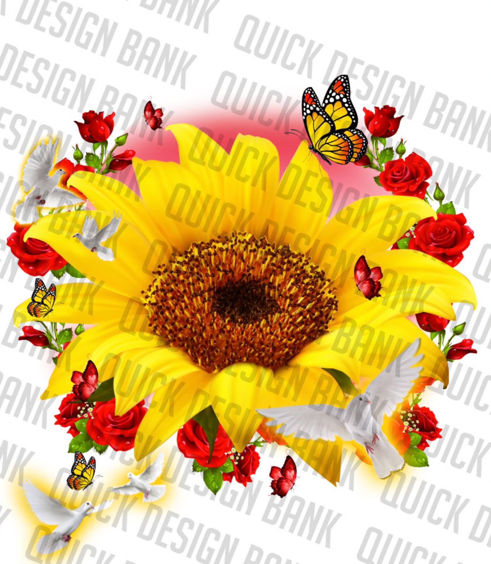 Loving Memory-yellow Red Memorial PNG Commercial Use - Etsy