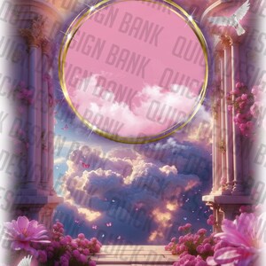 In Loving Memory Gold Frame Memorial PNG Template| Instant Download ...