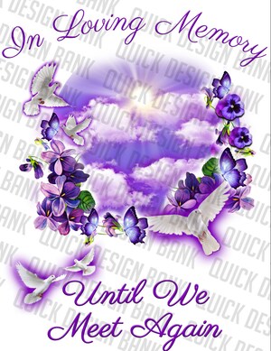 RIP Angel Wings Instagram Template instant Download PNG JPG - Etsy Canada
