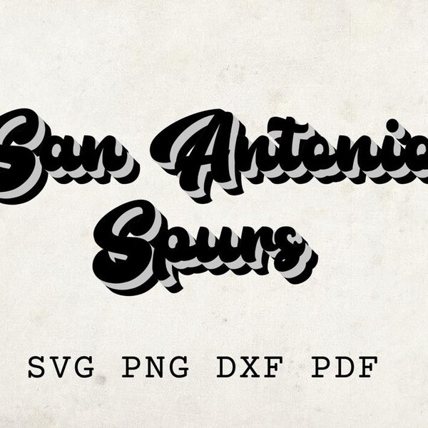 San Antonio Spurs Svg - Etsy