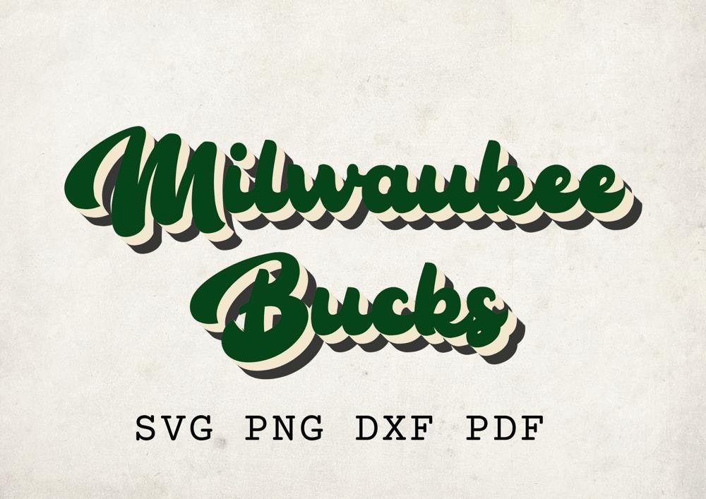 Milwaukee Bucks Digital Art Print Svg NBA Fan Decor - Etsy
