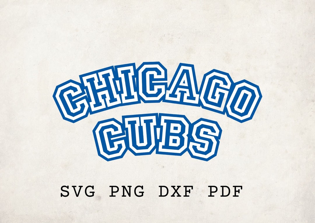 Cubs Svg, Baseball Svg, Cubs Template, Varsity Font, Custom Text ...