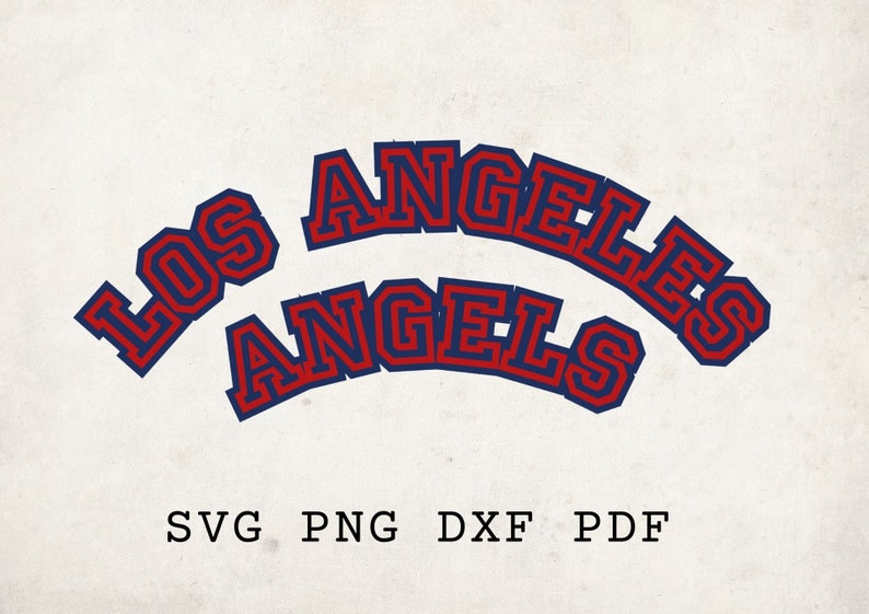 Angels Svg, Baseball Svg, Angels Template, Varsity Font, Custom Text ...