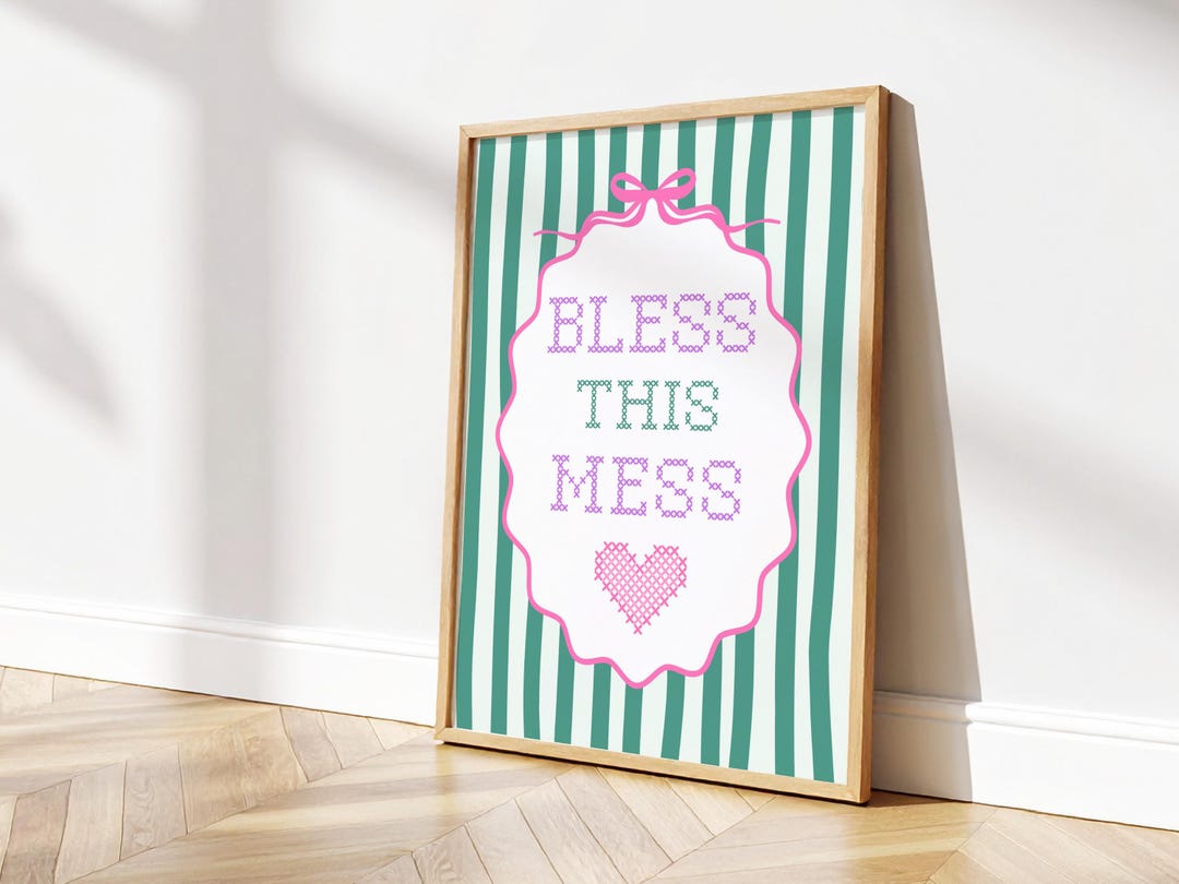 Cross Stitch Poster, Needlepoint Poster, Digital Download, Wall Art ...
