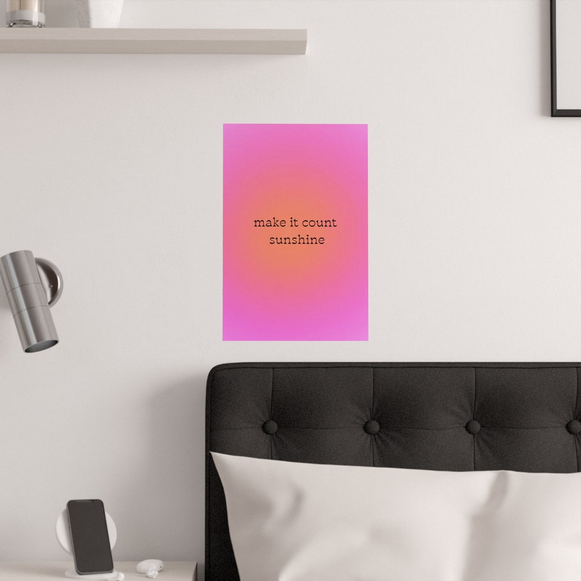 Positive Affirmation Sunset Aesthetic Bedroom Poster - Etsy