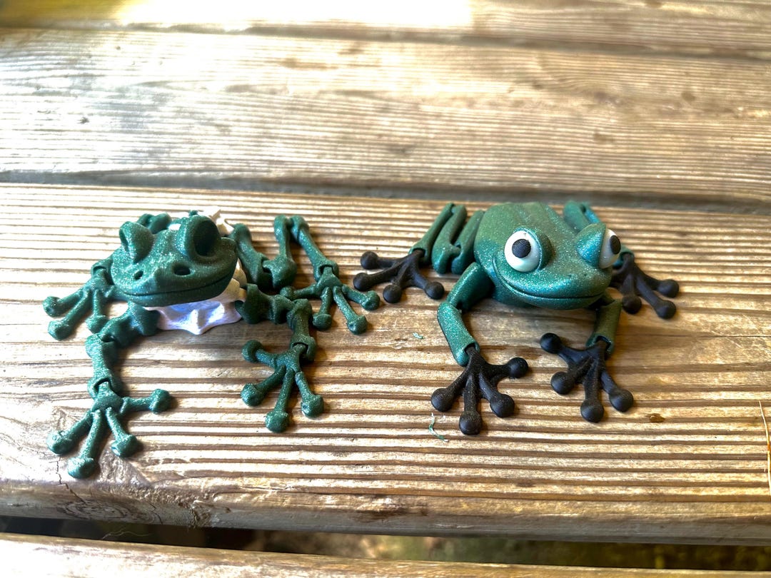 3D Printed Frogs - Etsy