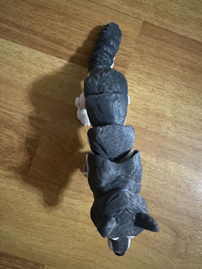 3D Printed Articulated Timber Wolf - Etsy