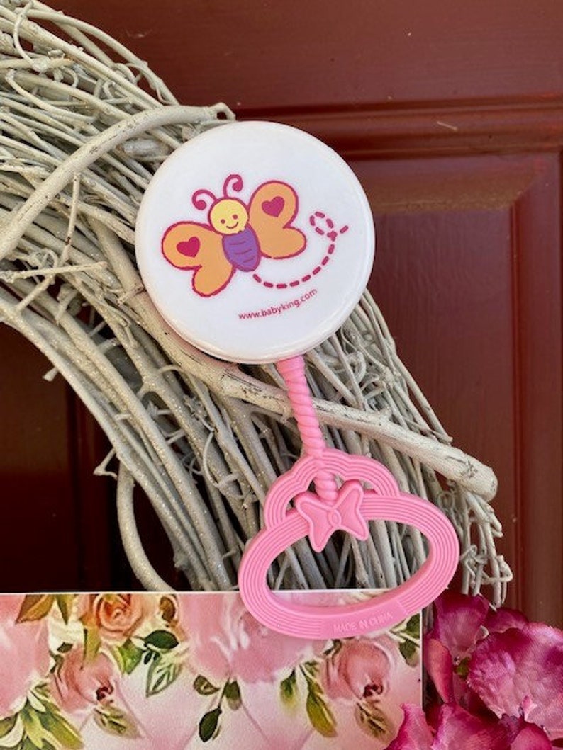 Its a Girl Wreath, Baby Shower Wreath, Pink Baby Wreath, Shower Wreath ...
