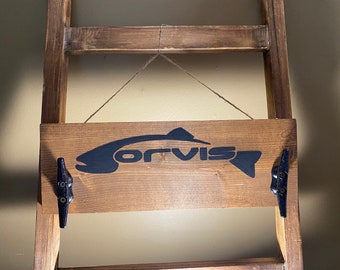 Fly Fishing Coat Rack - Etsy