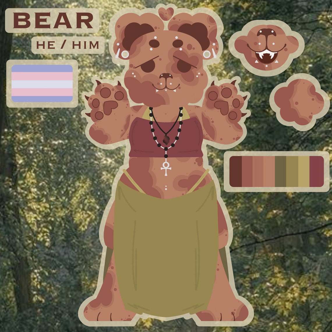 Fursona Ref Sheet - Etsy