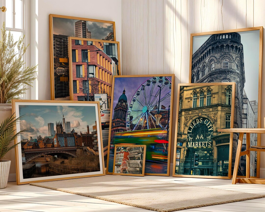 Wall Art Bundle Leeds Street Photography: Urban UK City Prints (digital ...