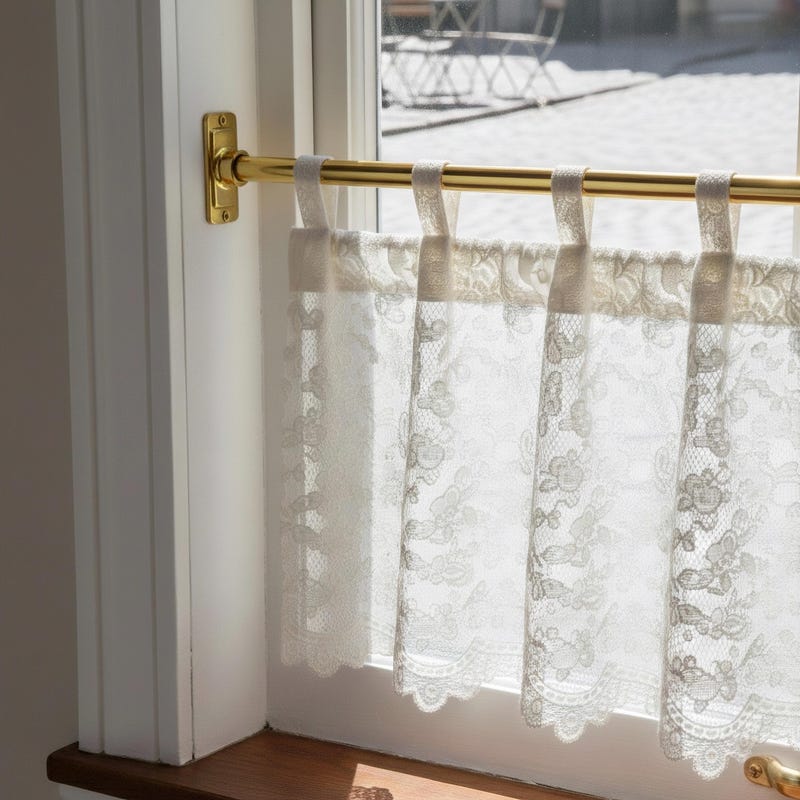 Inside Mount Cafe Curtain Rod - Etsy