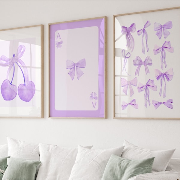 Coquette Art Purple - Etsy