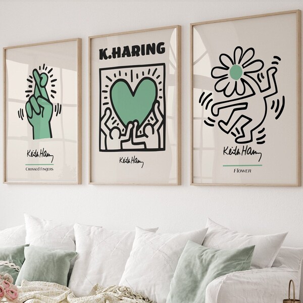 Keith Haring Poster - Etsy