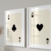 Ace Card Set of 4 Playing Card Poster Trendy Wall Art Modern Wall Art ...