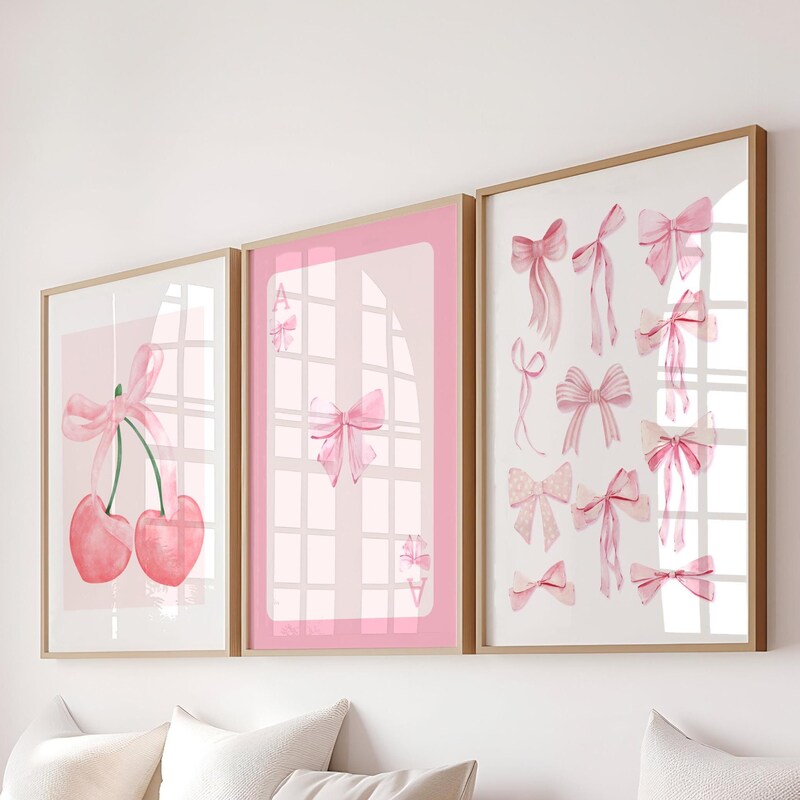 Pink Bow Decor Room - Etsy UK