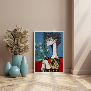 Pablo Picasso -jacqueline- Poster, Picasso Art Print, Exhibition Poster ...