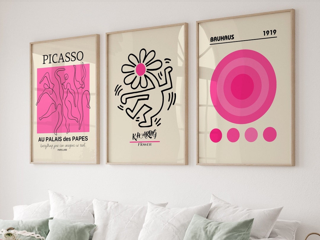 Gallery Wall Art Set of 3 Prints, Picasso Print, Picasso Poster ...