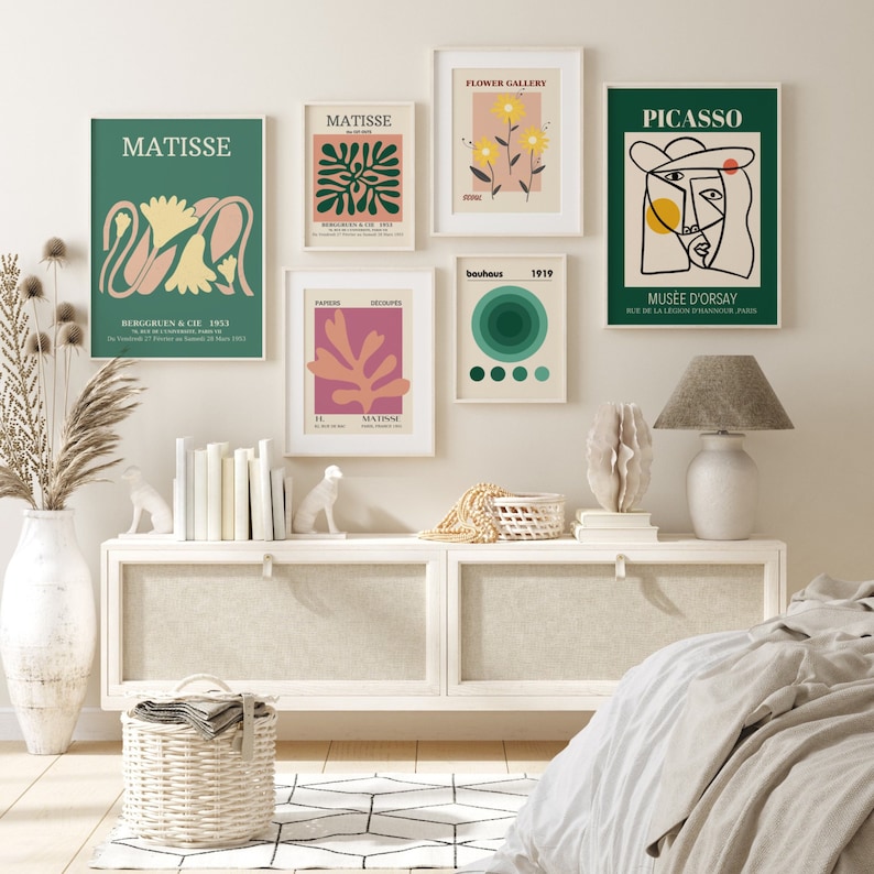 Gallery Wall Set of 6 Exhibition Poster Set Matisse Print - Etsy