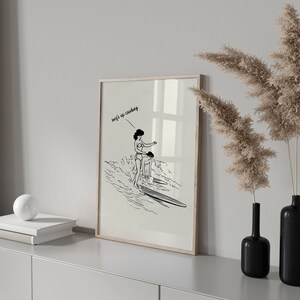 Vintage Western Wall Art Vintage Cowboy Art Surfing Poster Aesthetic ...