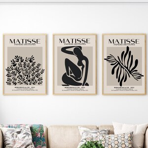 Set of 3 Henri Matisse Print Matisse Print Download Museum - Etsy