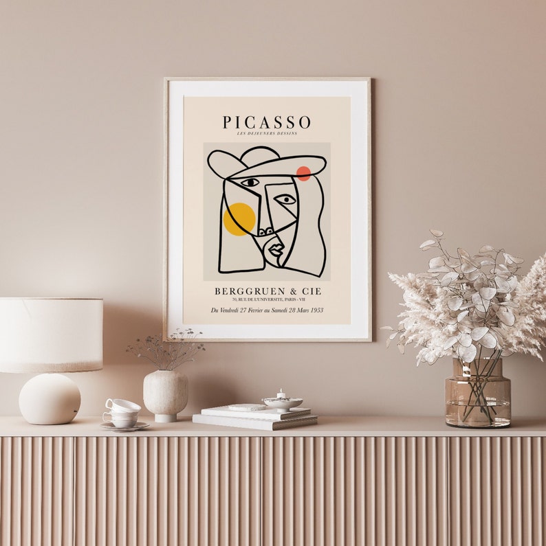 Picasso One Line Drawing Picasso Print Picasso Poster | Etsy