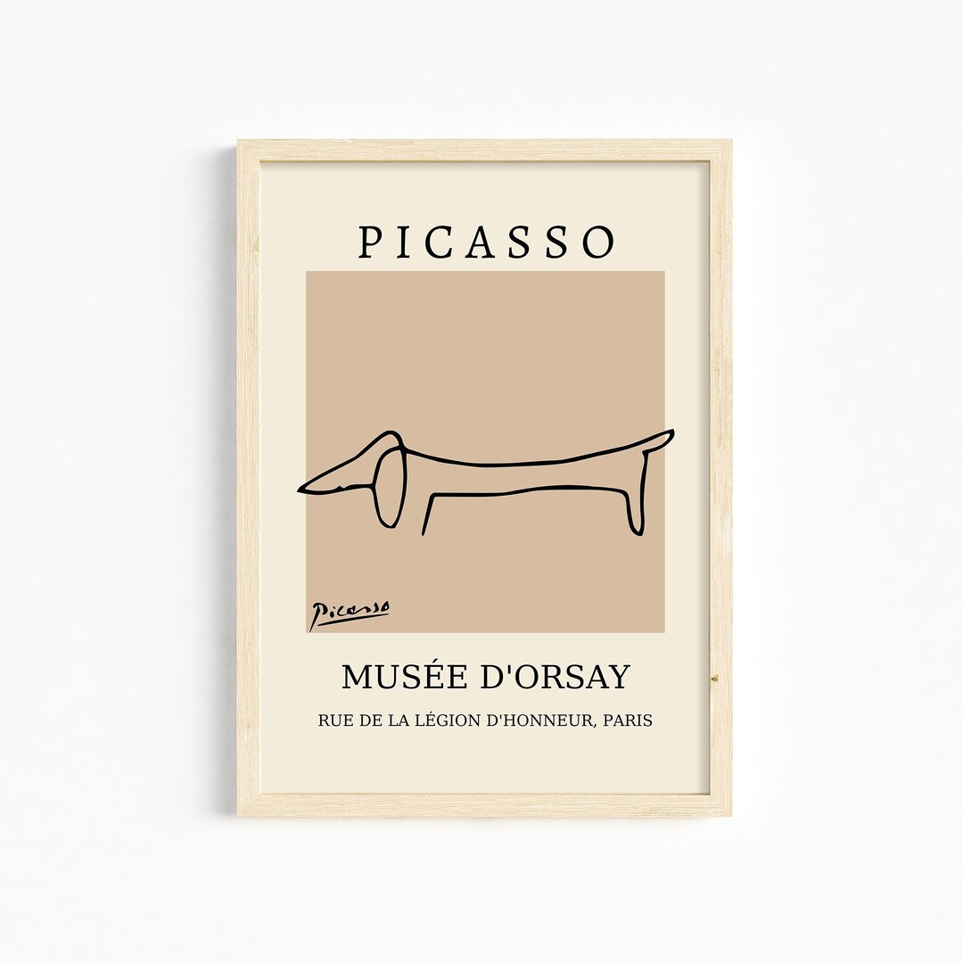 Picasso One Line Drawing, Picasso Print, Picasso Poster, Picasso Art ...
