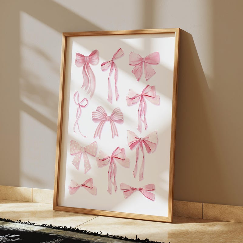 Bow Wall Art - Etsy