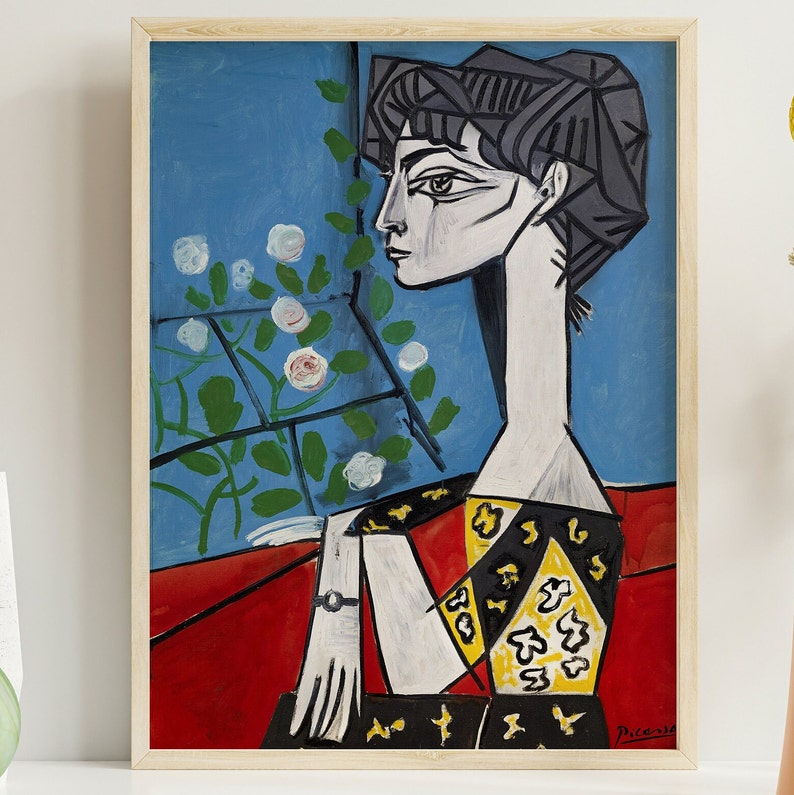 Pablo Picasso jacqueline Poster Picasso Art Print - Etsy