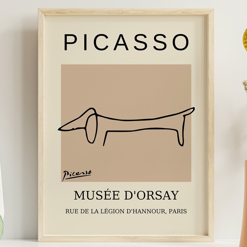 Picasso One Line Drawing Picasso Print Picasso Poster - Etsy