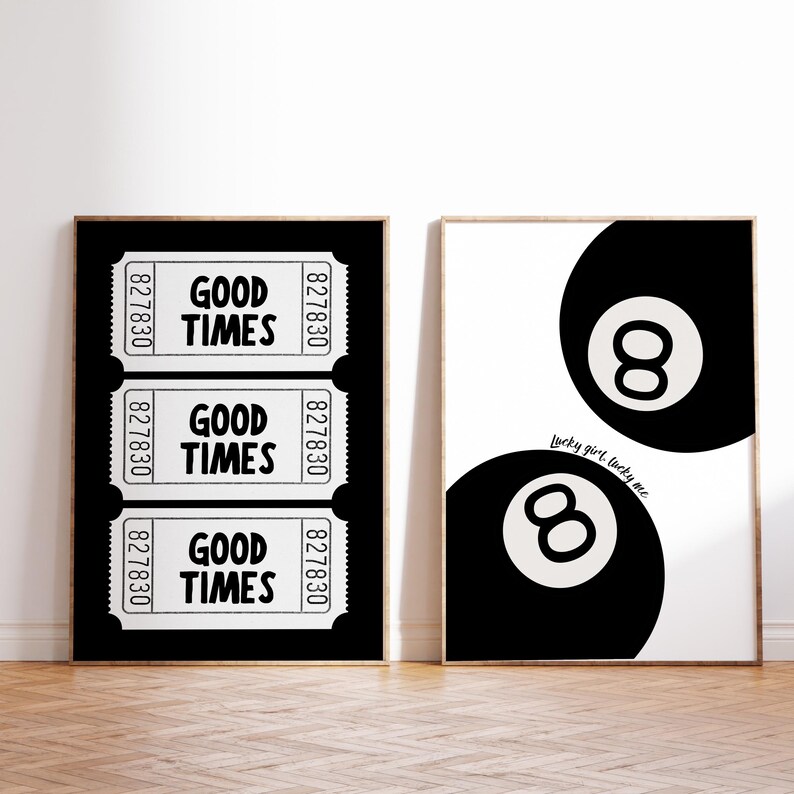 Trendy Bows Wall Art Set: Preppy Coquette Room Decor (digital Download ...