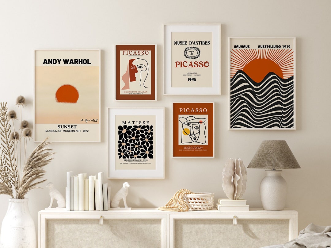 Gallery Wall Set of 6 Exhibition Poster Set Matisse Print - Etsy UK