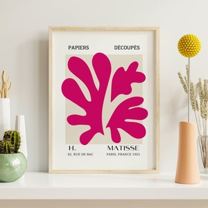 Rose Pink Henri Matisse Set of 3, Gallery Wall Set, Matisse Print Set ...