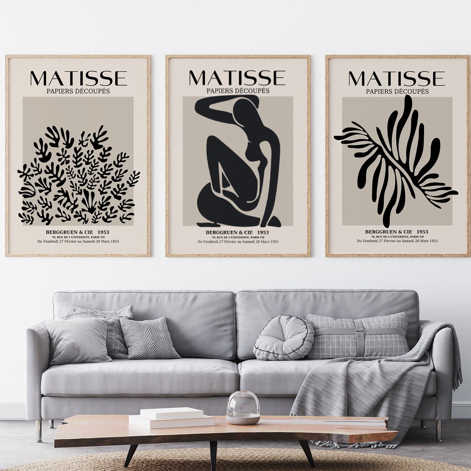 Set of 3 Henri Matisse Print Matisse Print Download Museum - Etsy