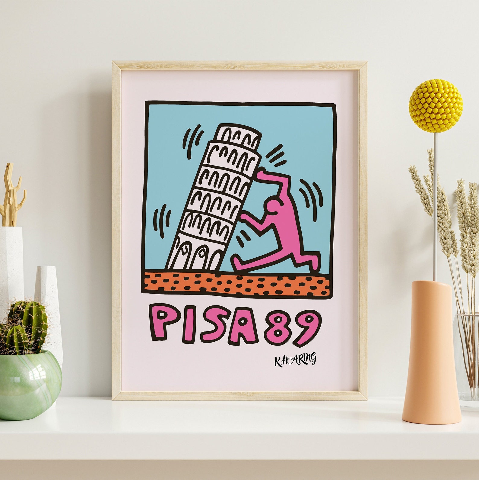 Keith Haring Print Keith Haring Poster Museum Poster Keith - Etsy