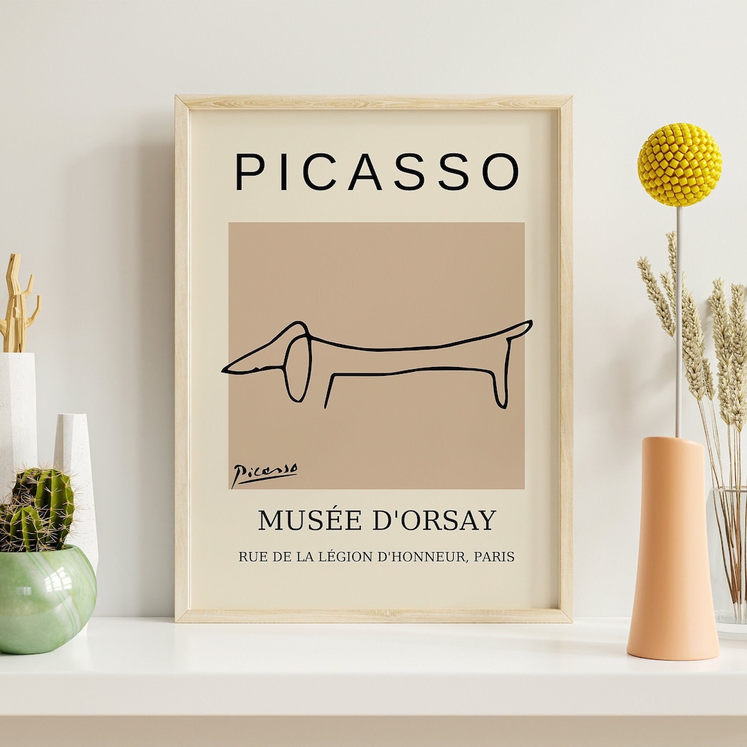 Picasso One Line Drawing Picasso Print Picasso Poster - Etsy