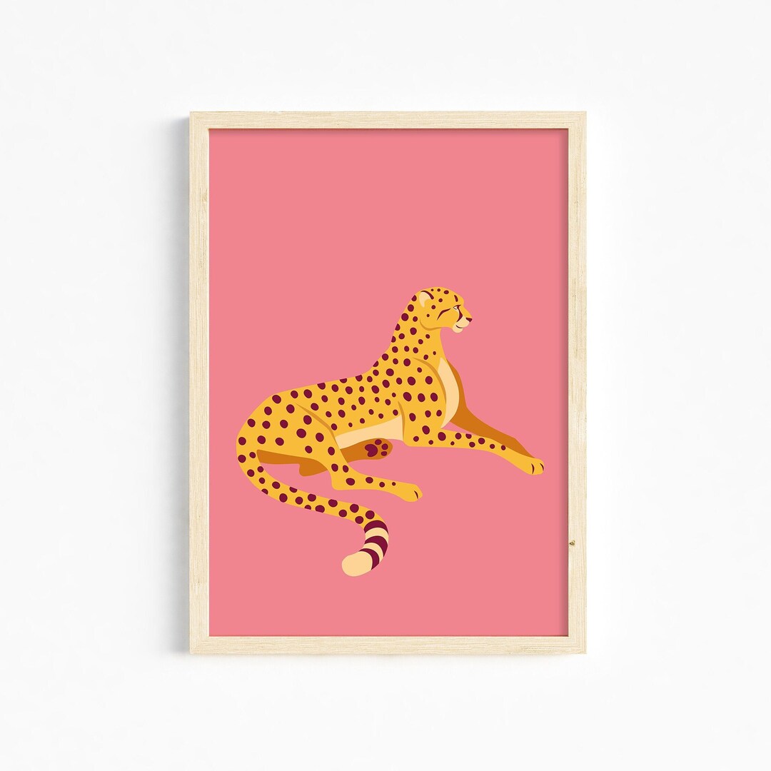 Cheetah Print, Safari Wall Art, Cheetah Poster, Leopard Wall Art ...