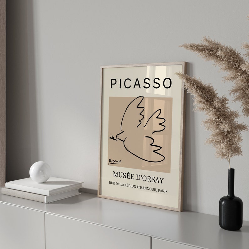 Picasso One Line Drawing Picasso Print Picasso Poster - Etsy Australia