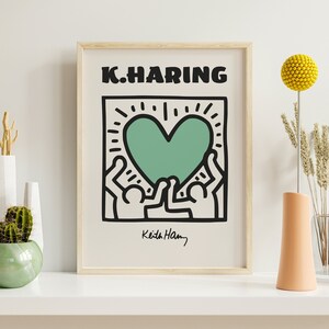 Keith Haring Set of 3, Exhibition Poster, Keith Haring Poster, Gallery ...