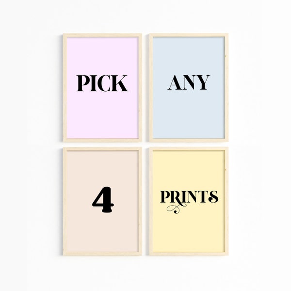 Set of 4 Wall Decor - Etsy